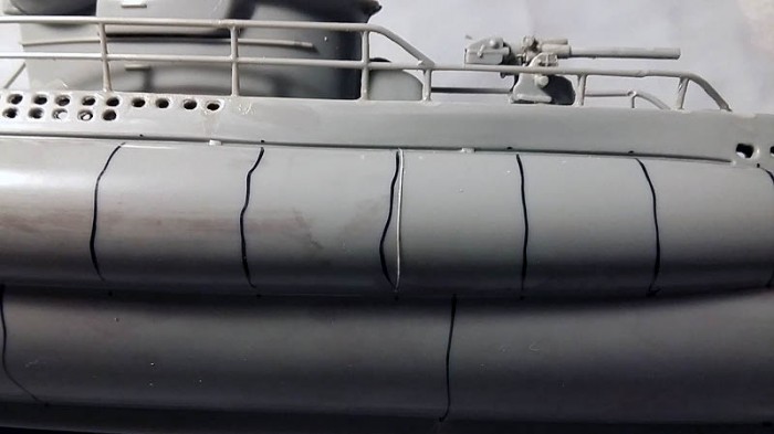 German U-Boat U99 Revell 1/125 - Modeling