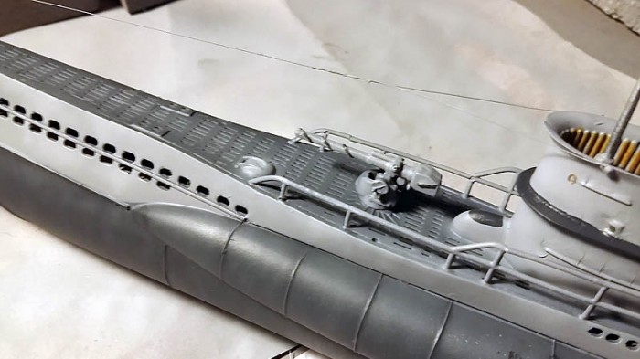German U-Boat U99 Revell 1/125 - Modeling