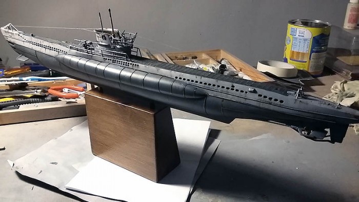 German U-Boat U99 Revell 1/125 - Modeling